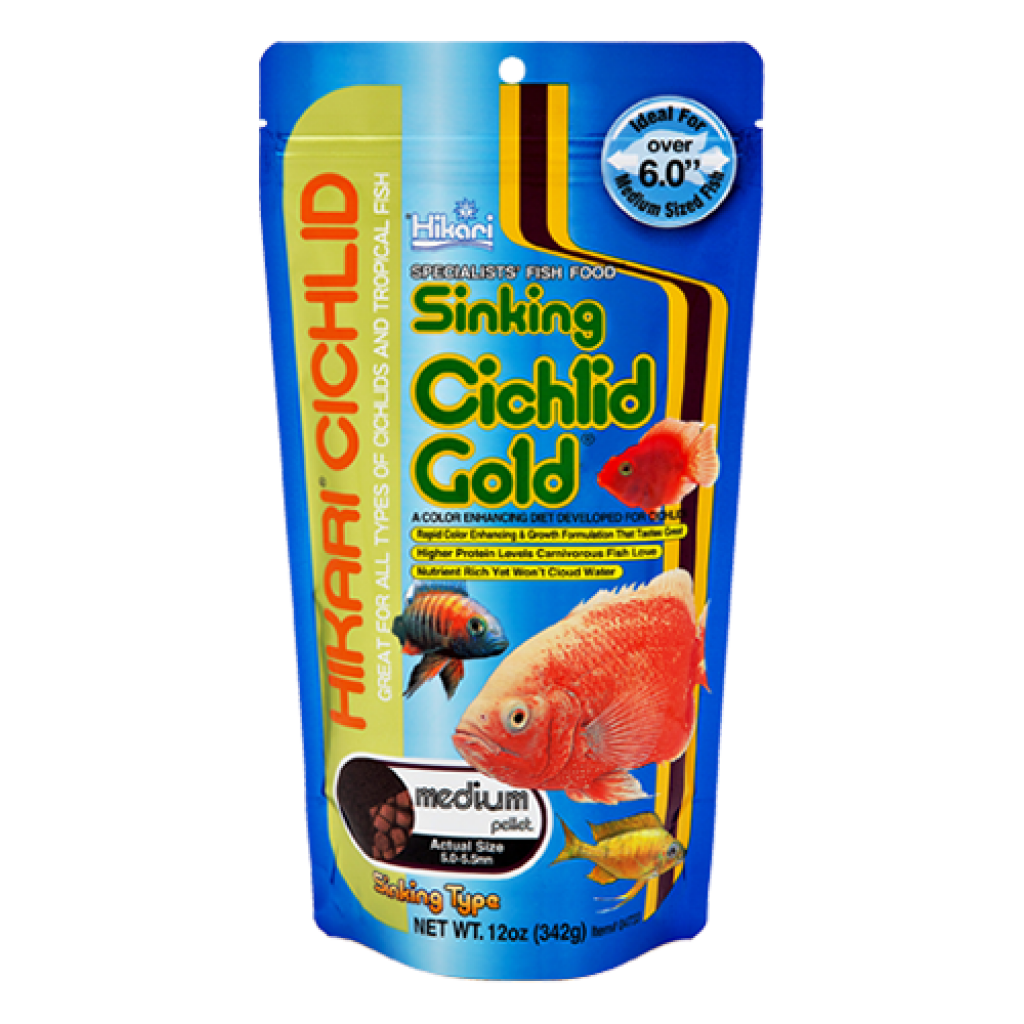 Premium Sinking Cichlid Gold - Medium Dry Fish Food