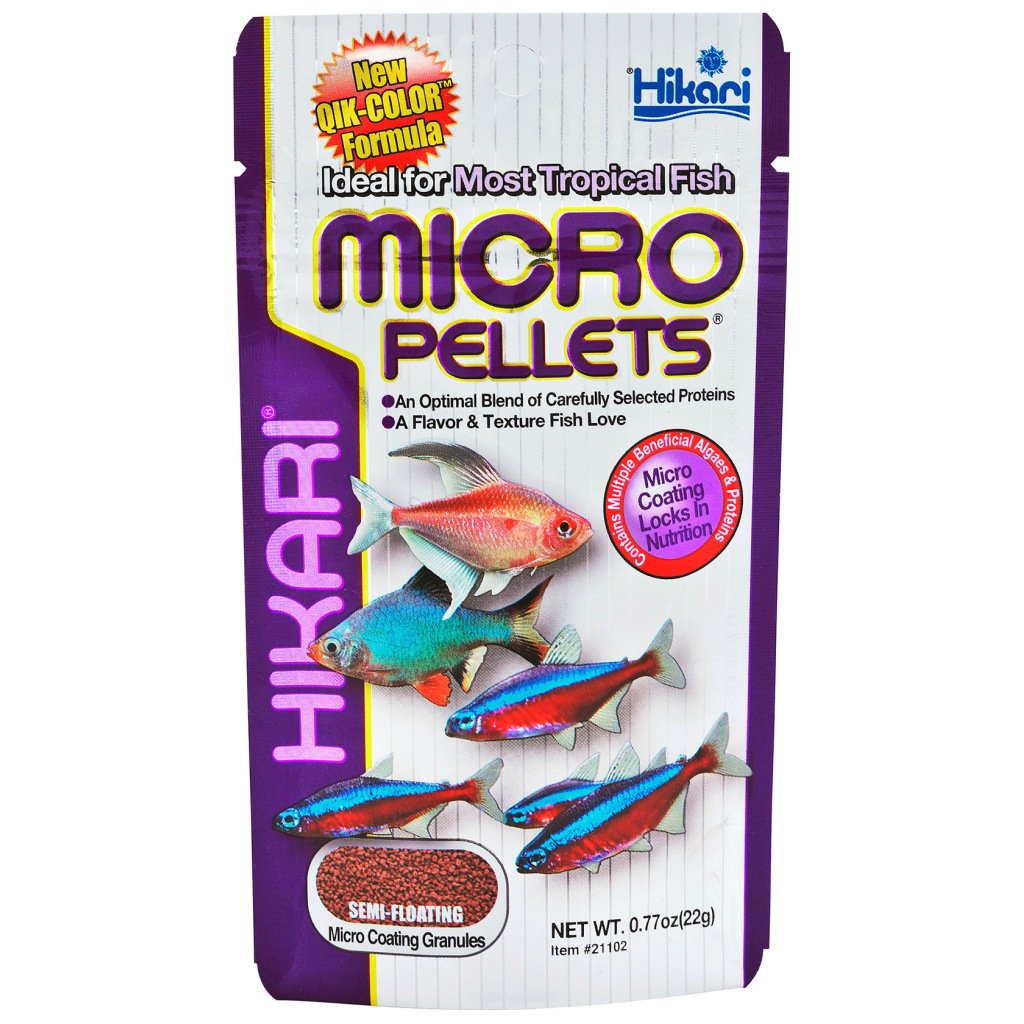 Premium Hikari Micro Pellets - Freshwater Fish Food & Feeders