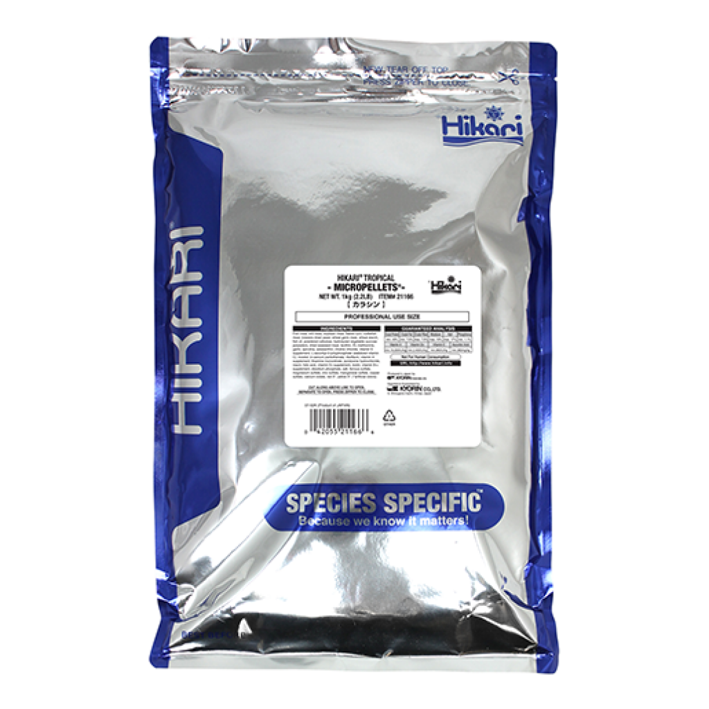 Premium Hikari Micro Pellets - Freshwater Fish Food & Feeders