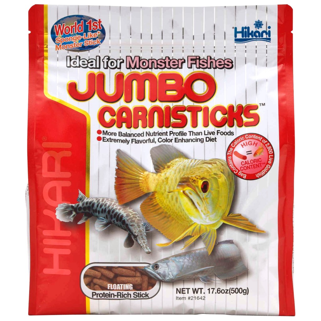 Jumbo Carnisticks: Premium Freshwater Fish Food & Feeders