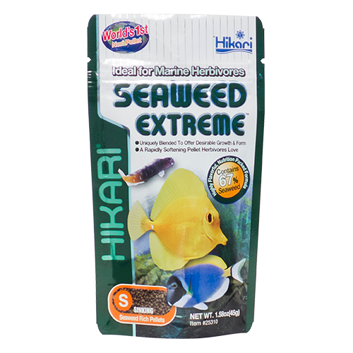 Premium Seaweed Extreme Small Fish Food - Saltwater Ready