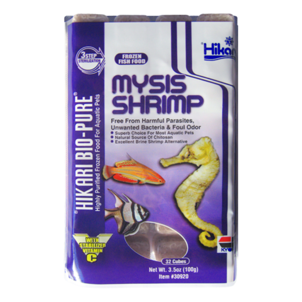 Premium Hikari Mysis Shrimp – Frozen Saltwater Food & Feeders