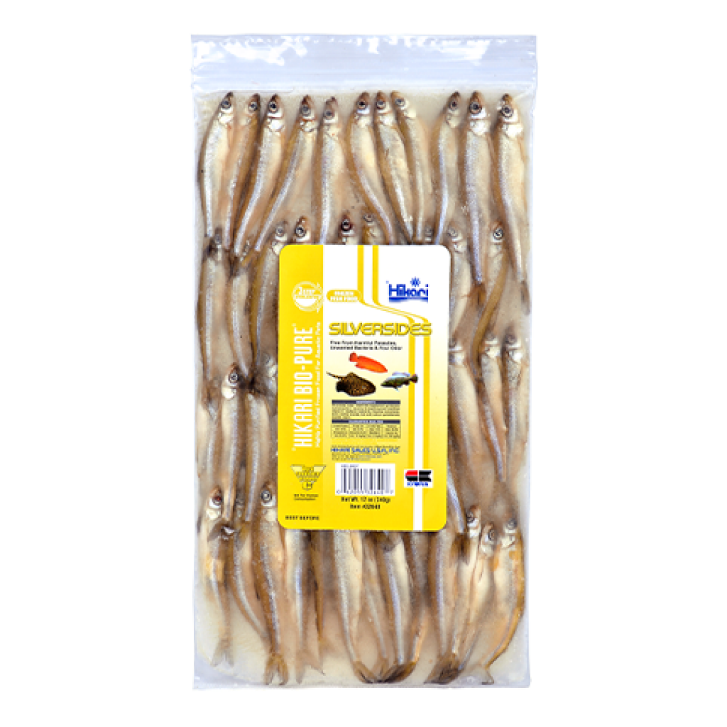 Premium Hikari Silversides: Frozen Saltwater Fish Food
