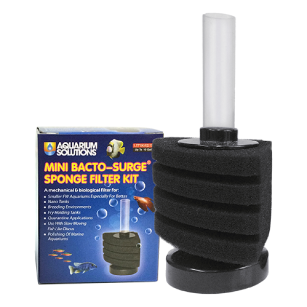 Bacto-Surge Mini Foam Filter – 1.75” | Fresh & Salty Filtration Fun