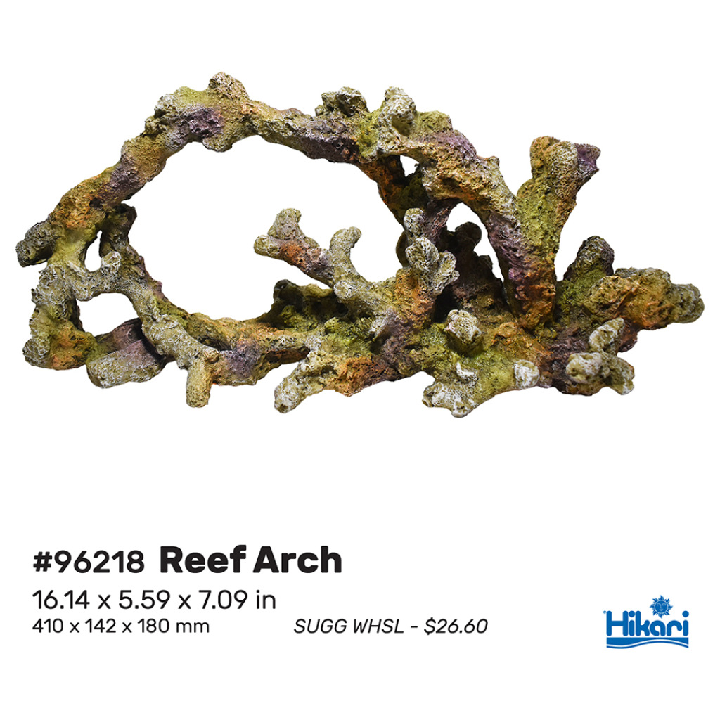 Hikari Reef Arch 7.1" - Perfect Resin Decor for Aquatic Bliss!