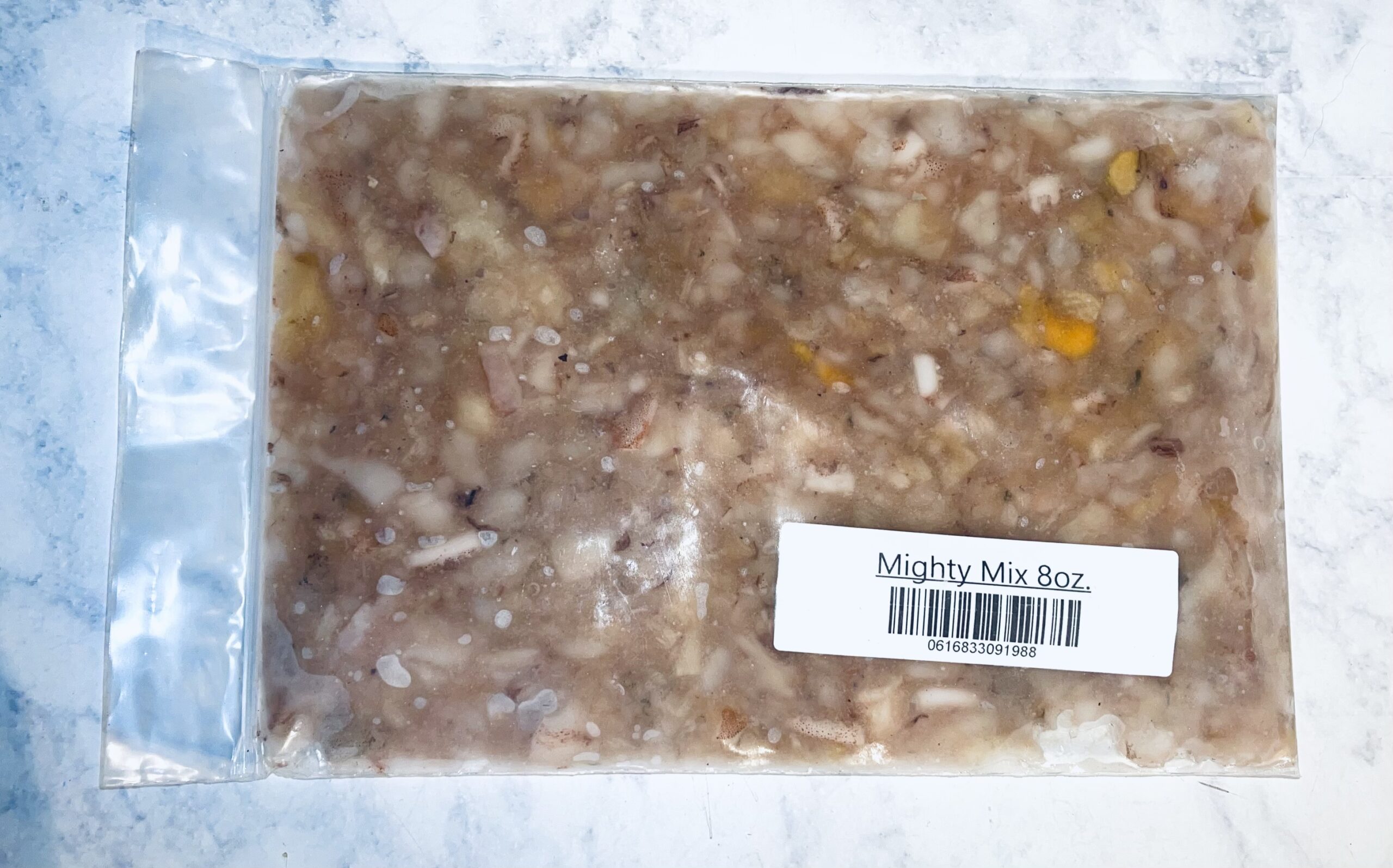 Dunkin's Mighty 8oz Frozen Fish Food | Premium Marine Feed