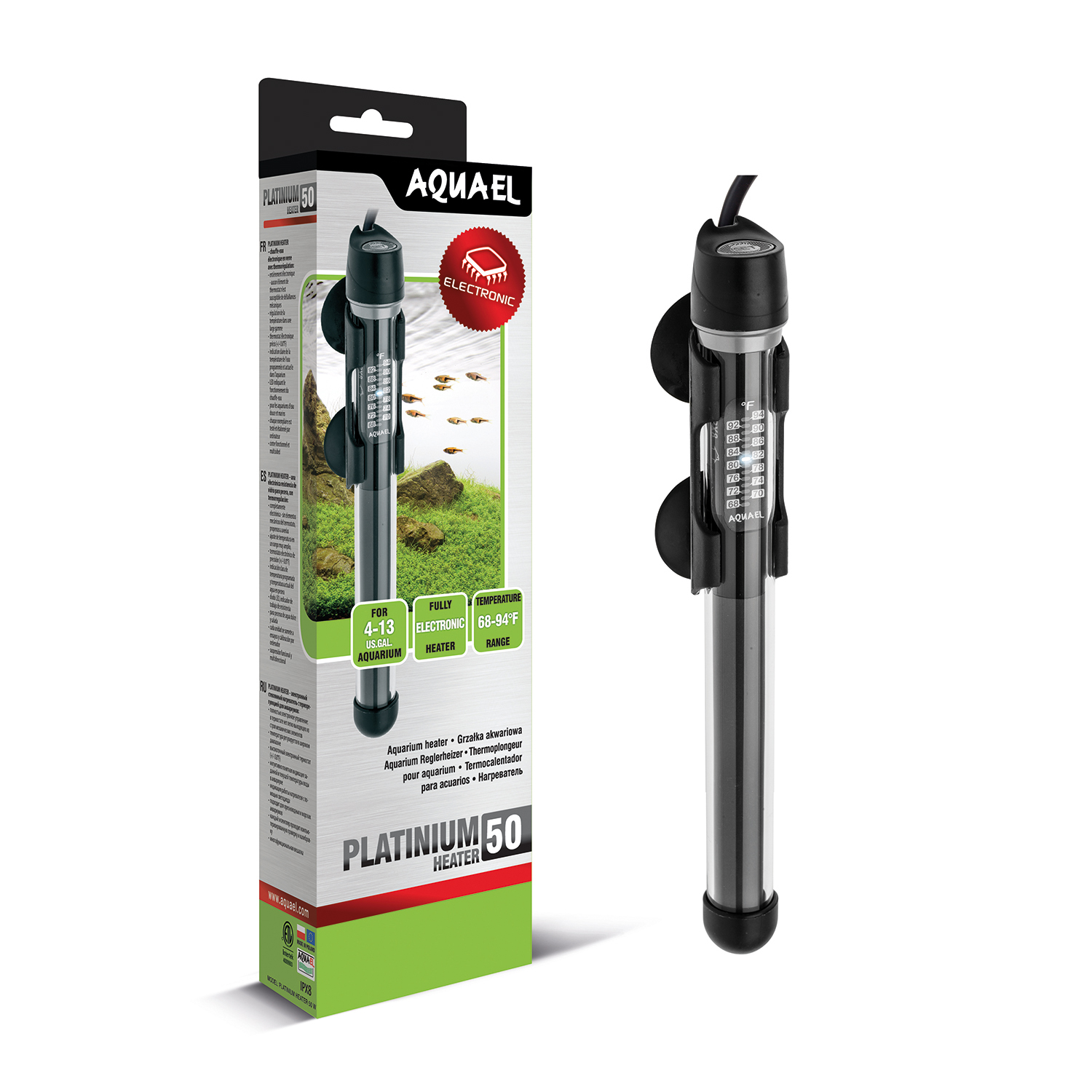 Aquael Platinium Heater 50W - Freshwater Genius