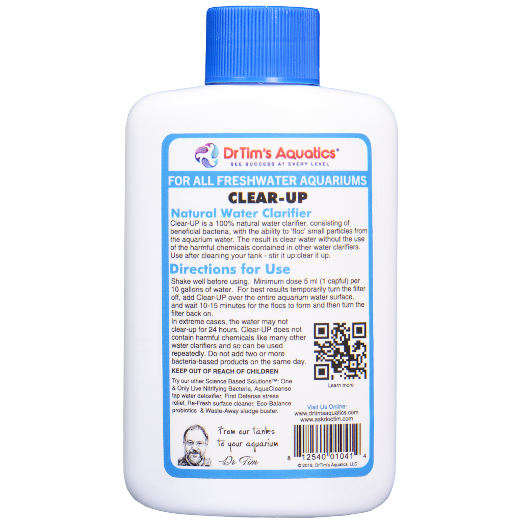 Freshwater Clear-Up 4oz | Dr. Tim's Aquatics Magic for Clean Water