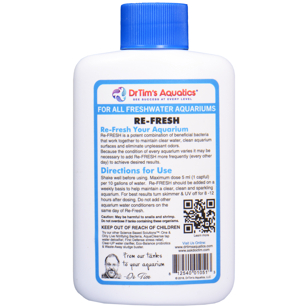 Freshwater Re-Fresh 4oz - Aquarium Maintenance Magic!