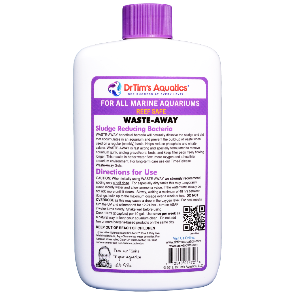 Reef Waste-Away 4 oz | Pro Care for Saltwater Aquariums