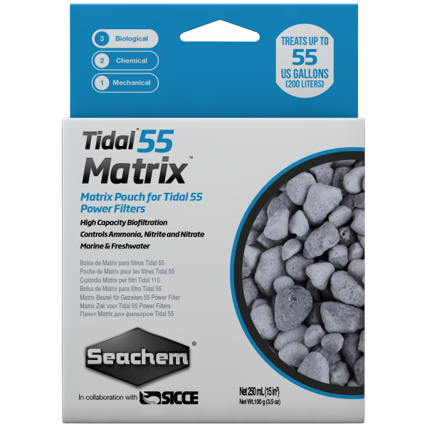 Seachem Tidal 55 Matrix - 250ml | Essential Filtration Fun