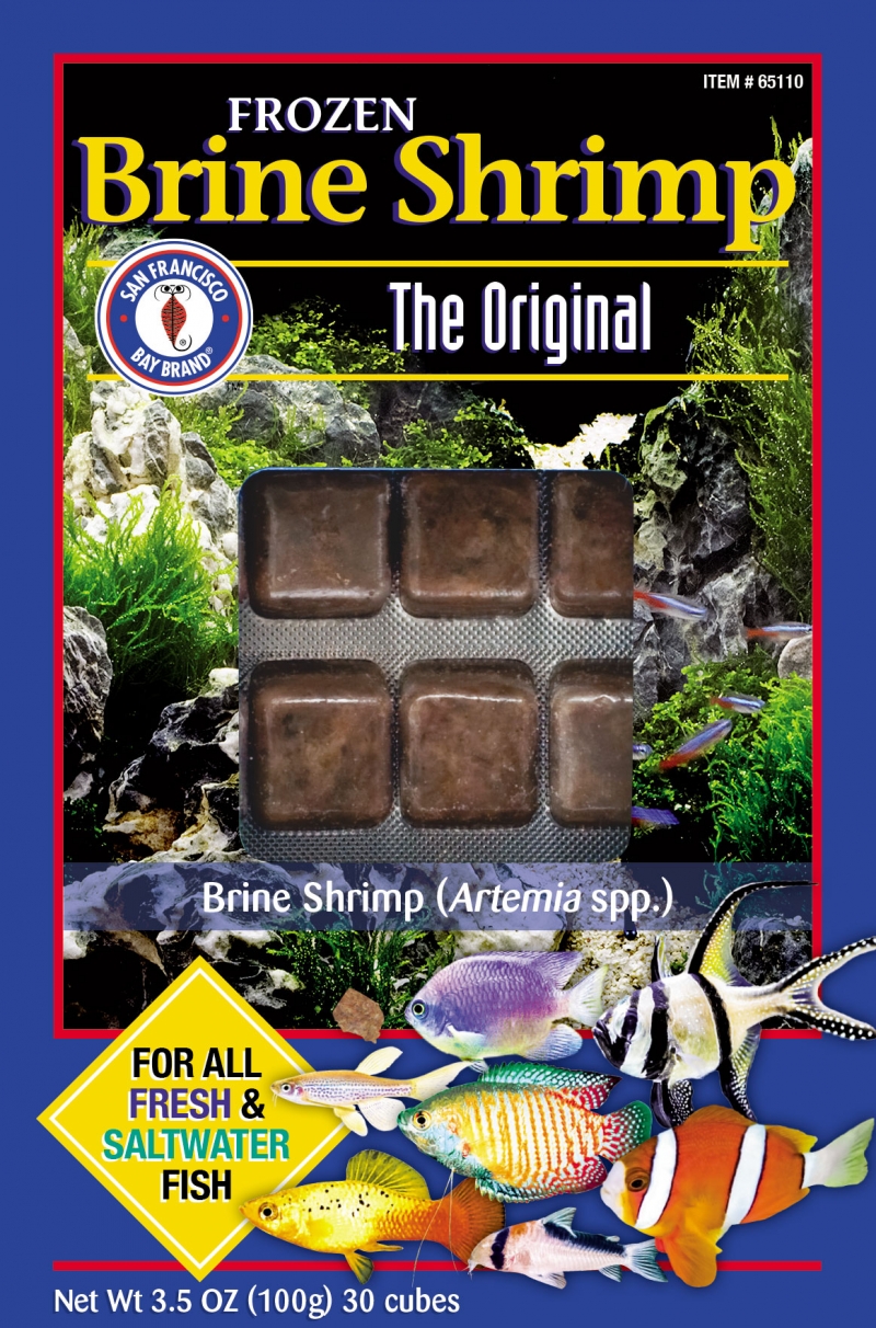 Brine Shrimp Cubes - 100g | Premium Frozen Fish Food