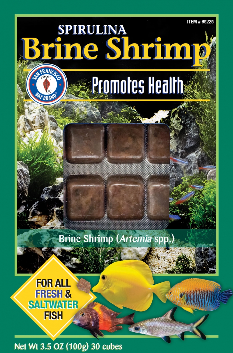 Spirulina Brine Shrimp Cubes 100g | Fish Treats for All Aquariums