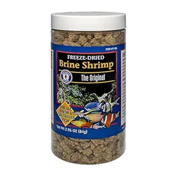 Freeze Dried Brine Shrimp 1.36oz | Fresh & Salty Fish Treats