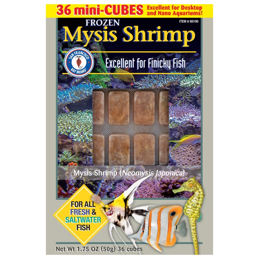 Mysis Shrimp Cubes 100g | Fresh & Salty Fish Food