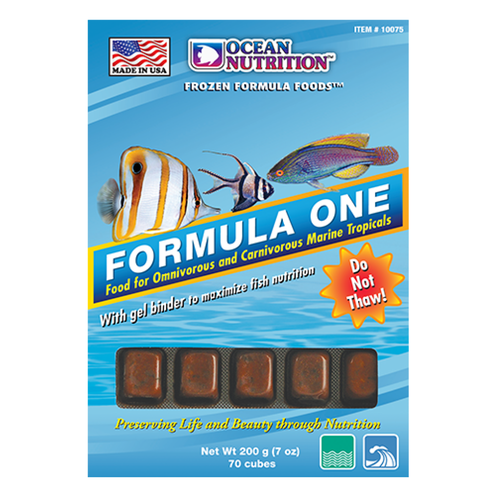 Gourmet Formula One Cubes - 3.5oz | Frozen Fish Food