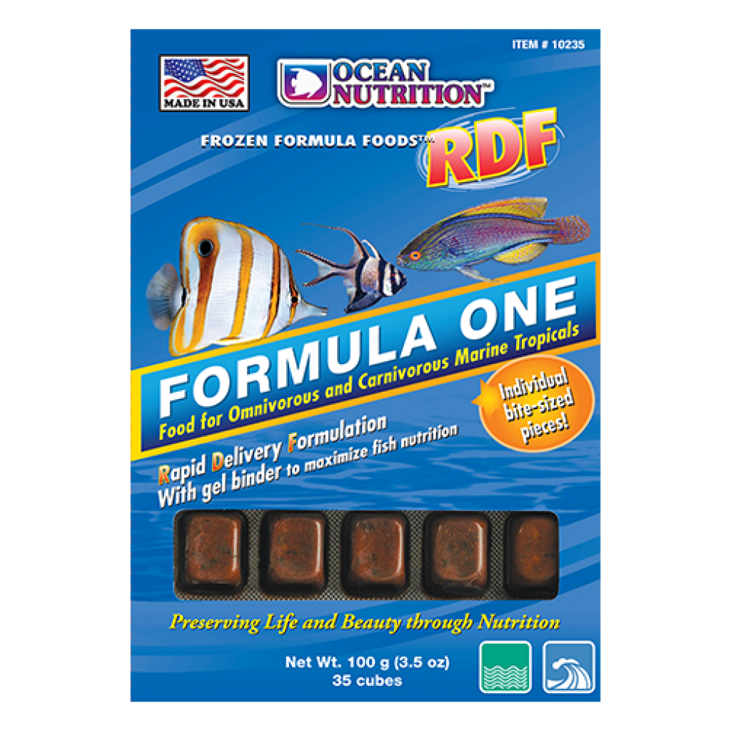 Gourmet Formula One Cubes - 3.5oz | Frozen Fish Food