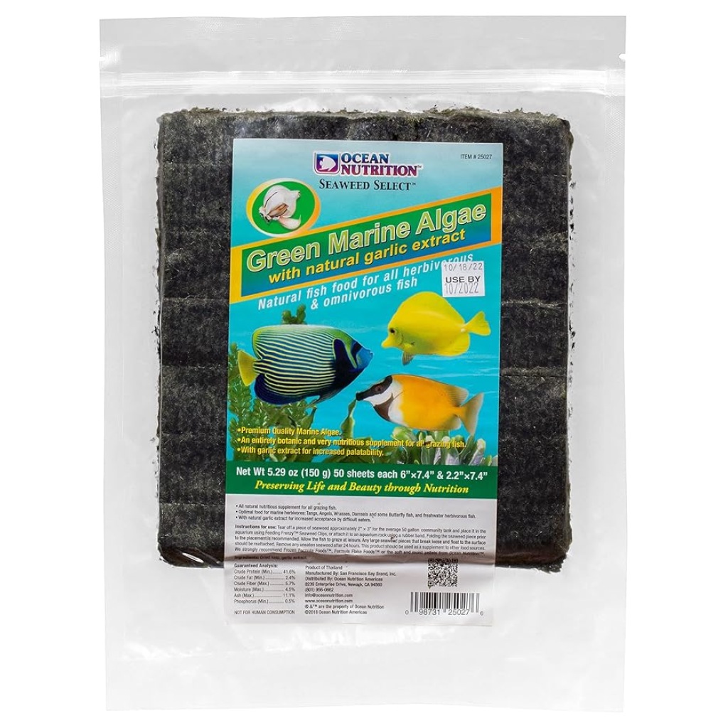Nutritious Seaweed Select Algae Sheets - 150g | Aquarium Food