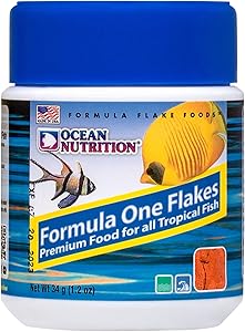 Formula One Flake Food - 1.2 oz | Dry Fish Food for Fresh & Salty Fish