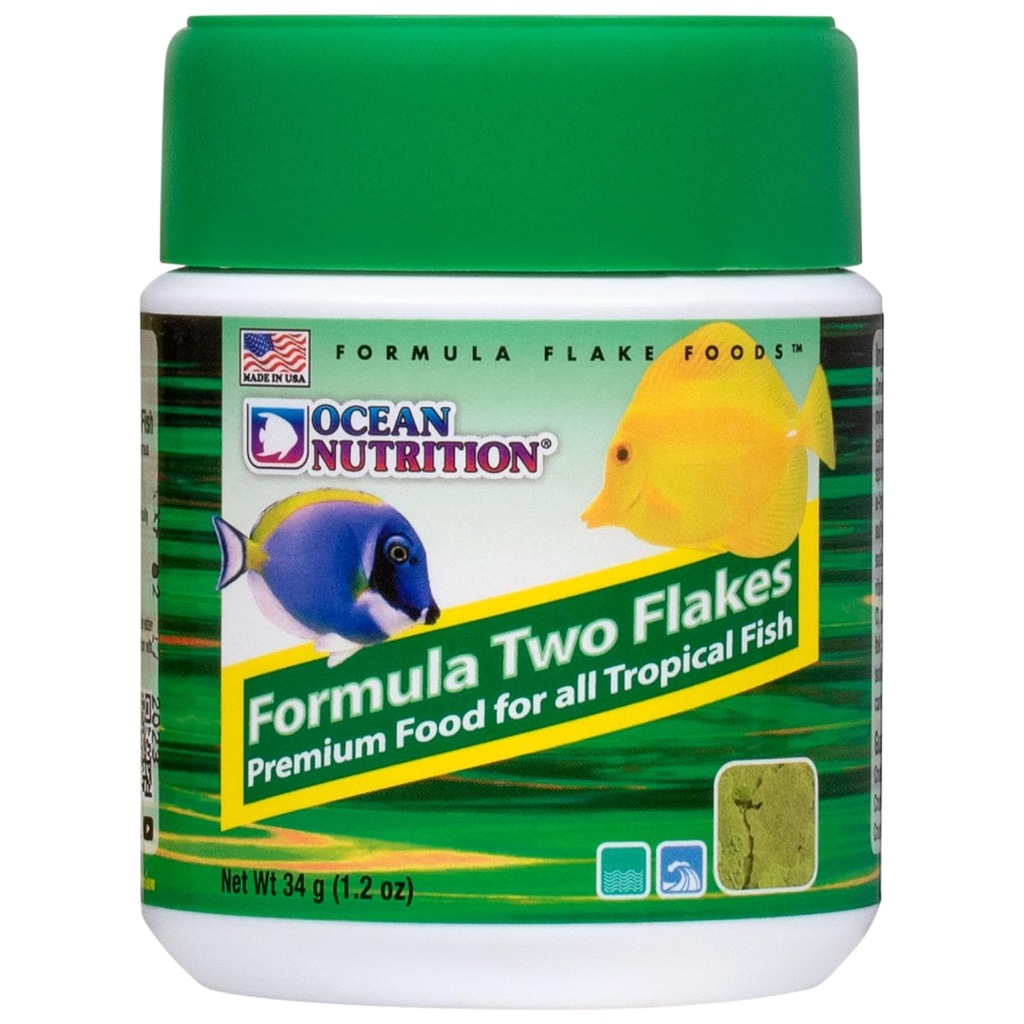 Ocean Nutrition Formula Two Flake Food 1.2 oz | Fresh & Salty Fish Feast