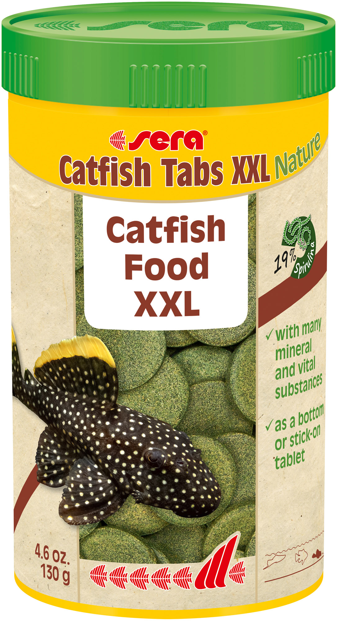 Sera Catfish Tabs XXL - 250 ml | Freshwater Fish Food