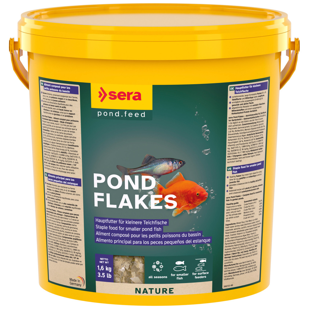 Pond Flakes Nature 1000ml | Freshwater Fish Food Delight