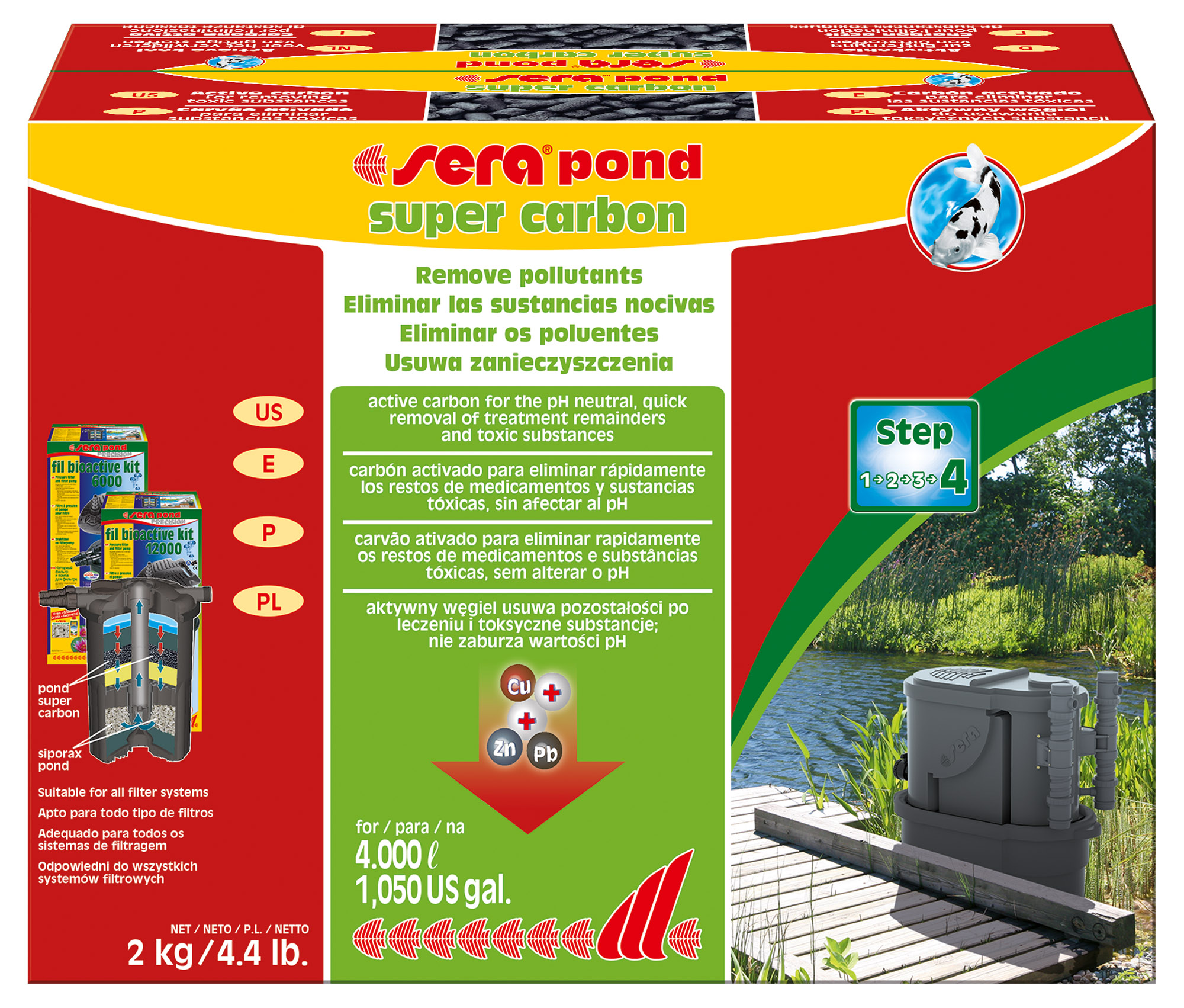 Pond Super Carbon 4.4 lb | Freshwater Filter Media