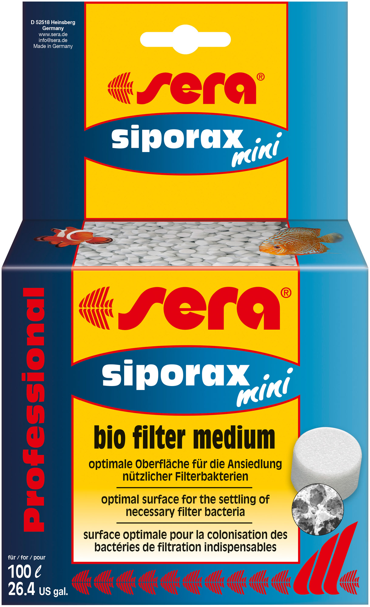 Sera Siporax Mini - 500ml | Pro Filter Media for Fish Tanks
