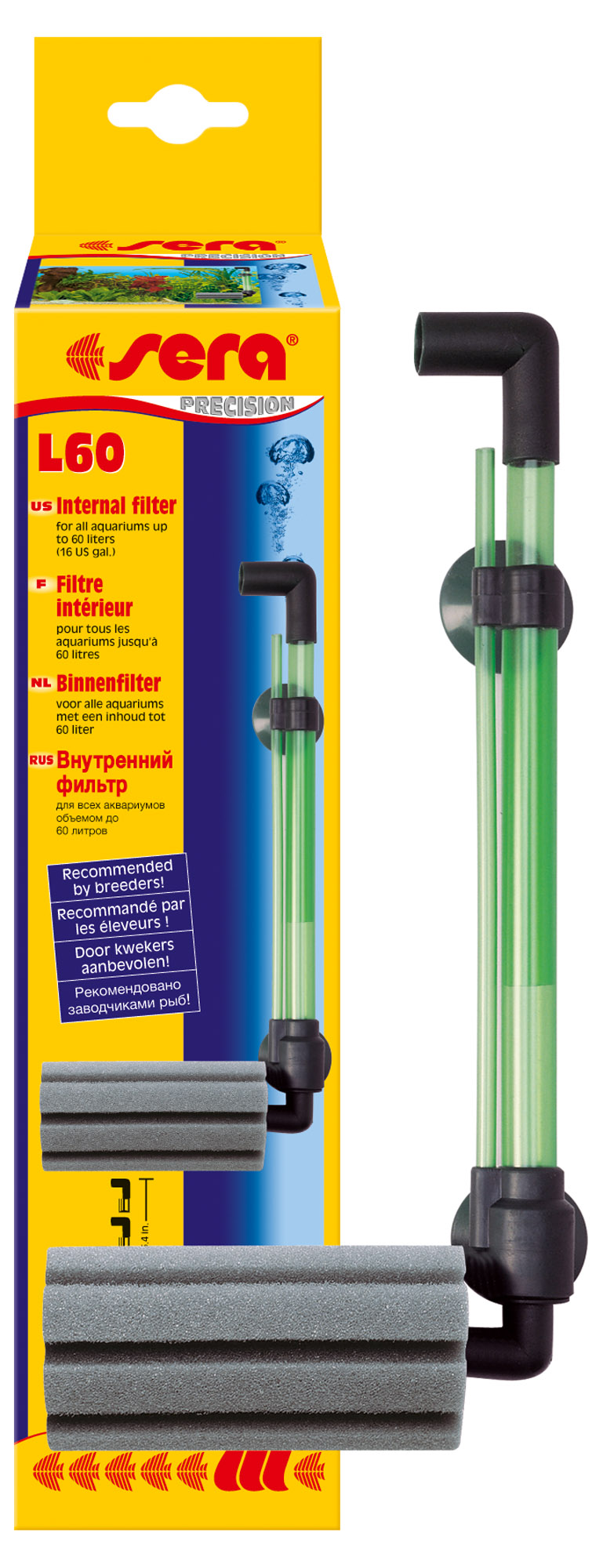 Sera L 60 Internal Filter | Freshwater Filtration Fun
