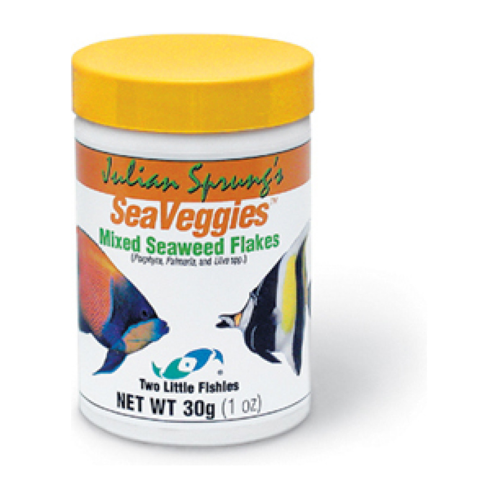 SeaVeggies Seaweed Flakes - 30g | Fun Dry Food for Aquatic Friends