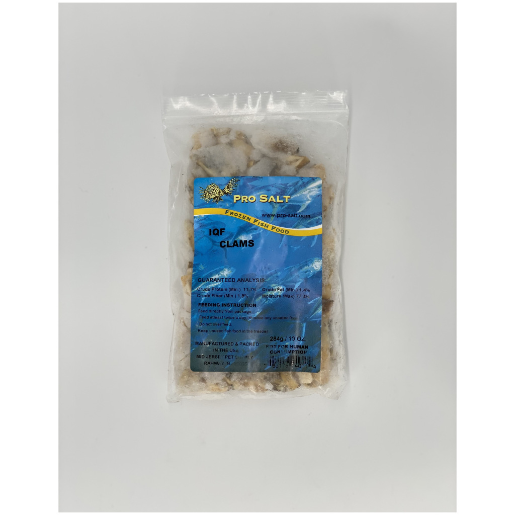 Pro Salt Clam Strips - 10oz Tub | Salty Seafood Treats for Fish