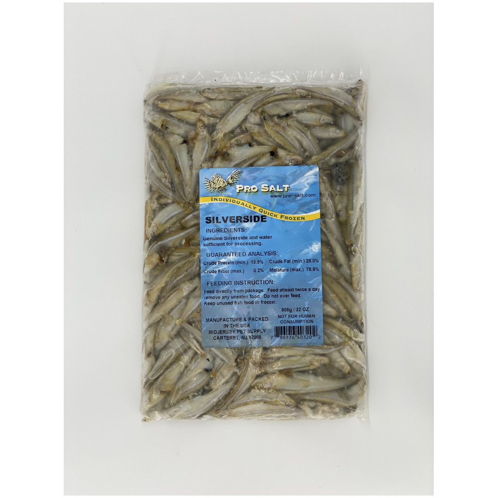 Flat Pack Silversides - 4oz | Tasty Treats for Fresh & Salty Fish