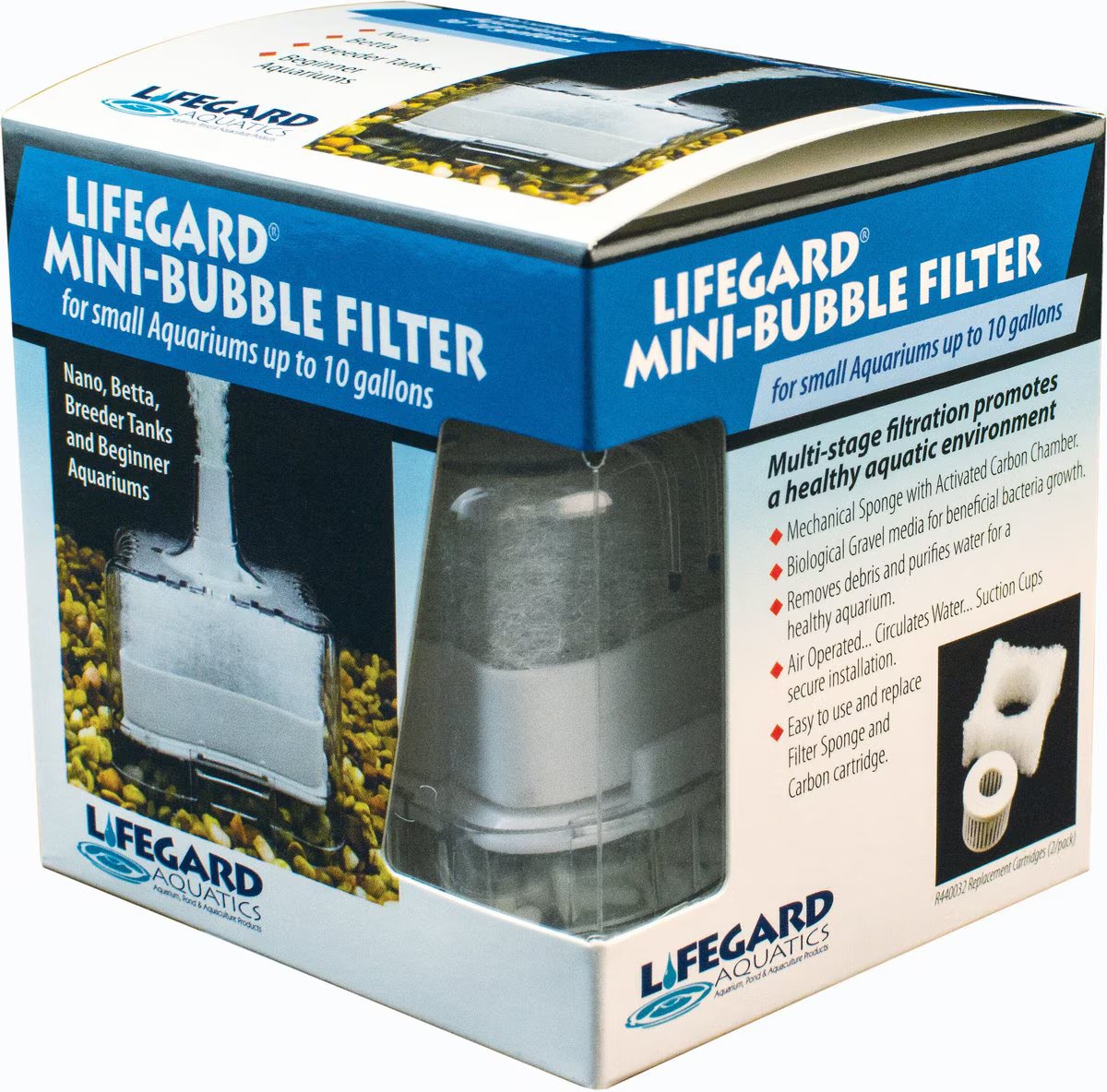 Efficient Lifegard Mini-Bubble Filter | Freshwater Aquarium