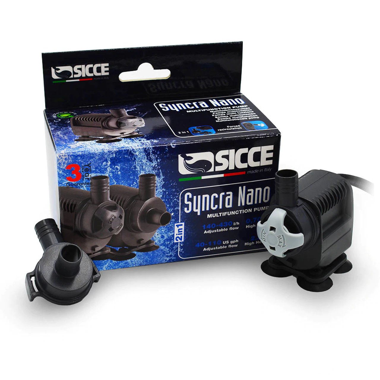 Syncra Silent Nano Pump – Whisper-Quiet Power for Fresh & Salty Tanks!