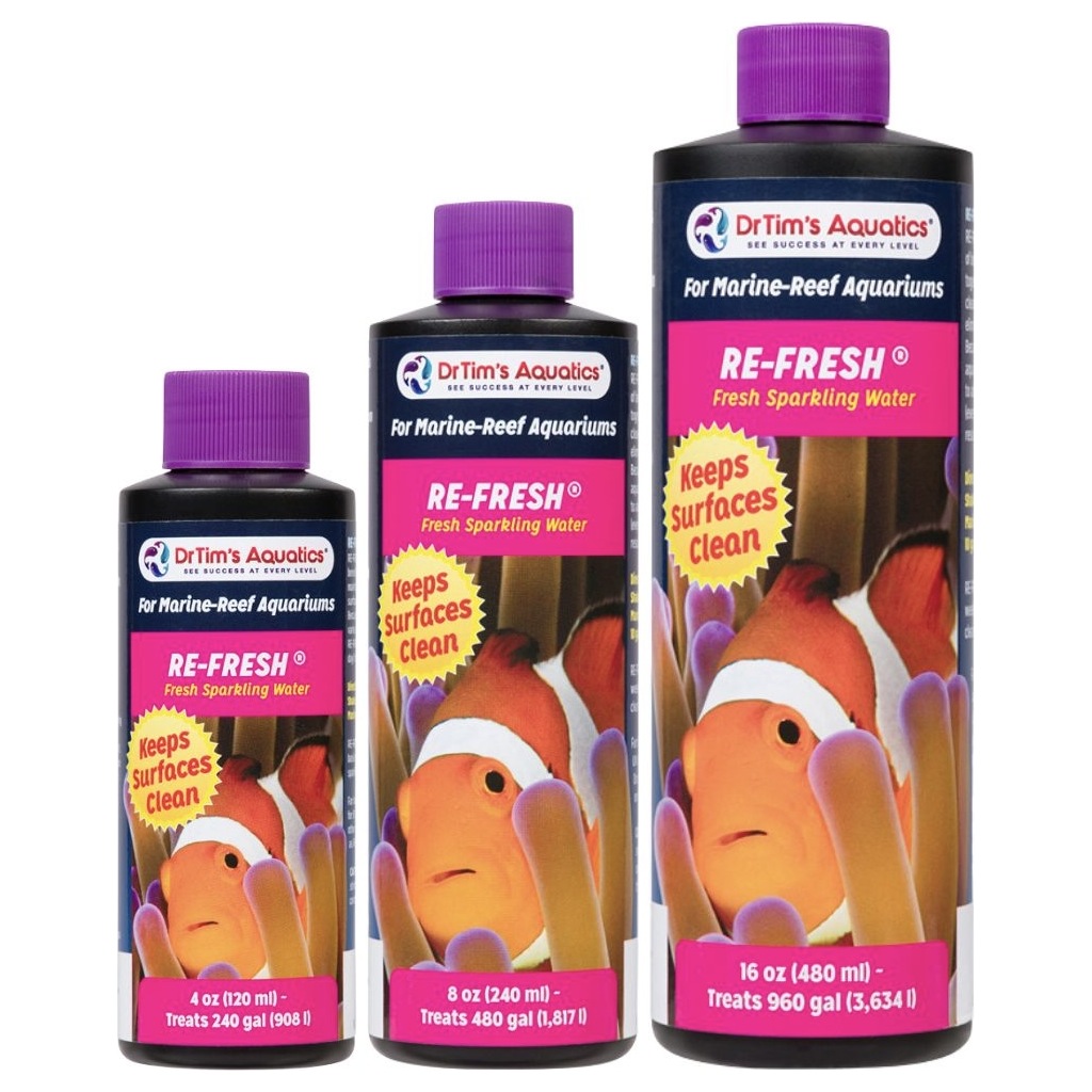 Reef Re-Fresh - 4 oz Additives | Aqua Care for Fresh & Salty Tanks