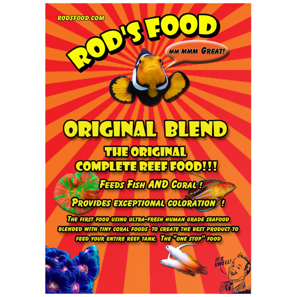 Rod's Food Original Blend - 6 oz | Frozen Fish Food