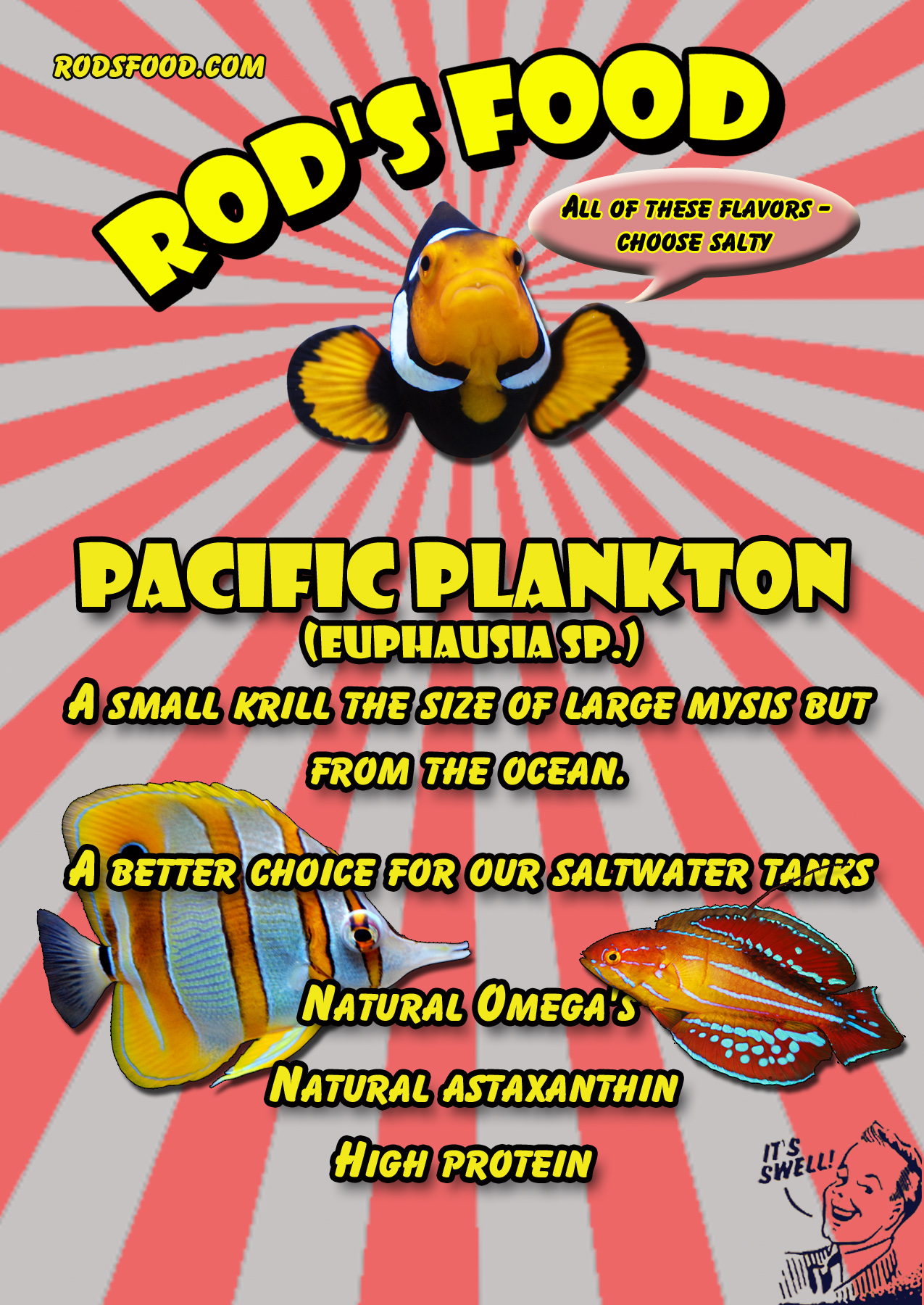 Pacific Plankton - 6 oz | Frozen Food for Fresh & Salty Fish