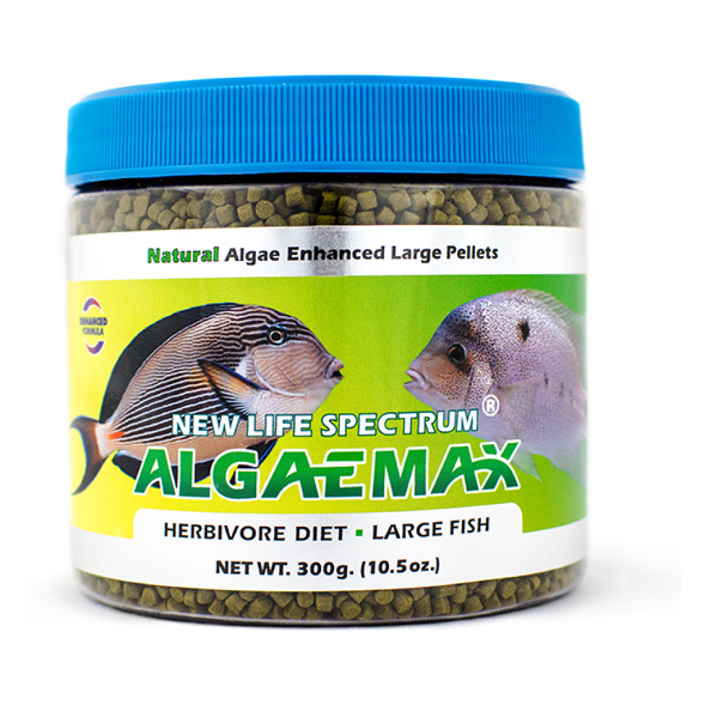 Algae Max Large Pellets 300g | Herbivore Dry Food