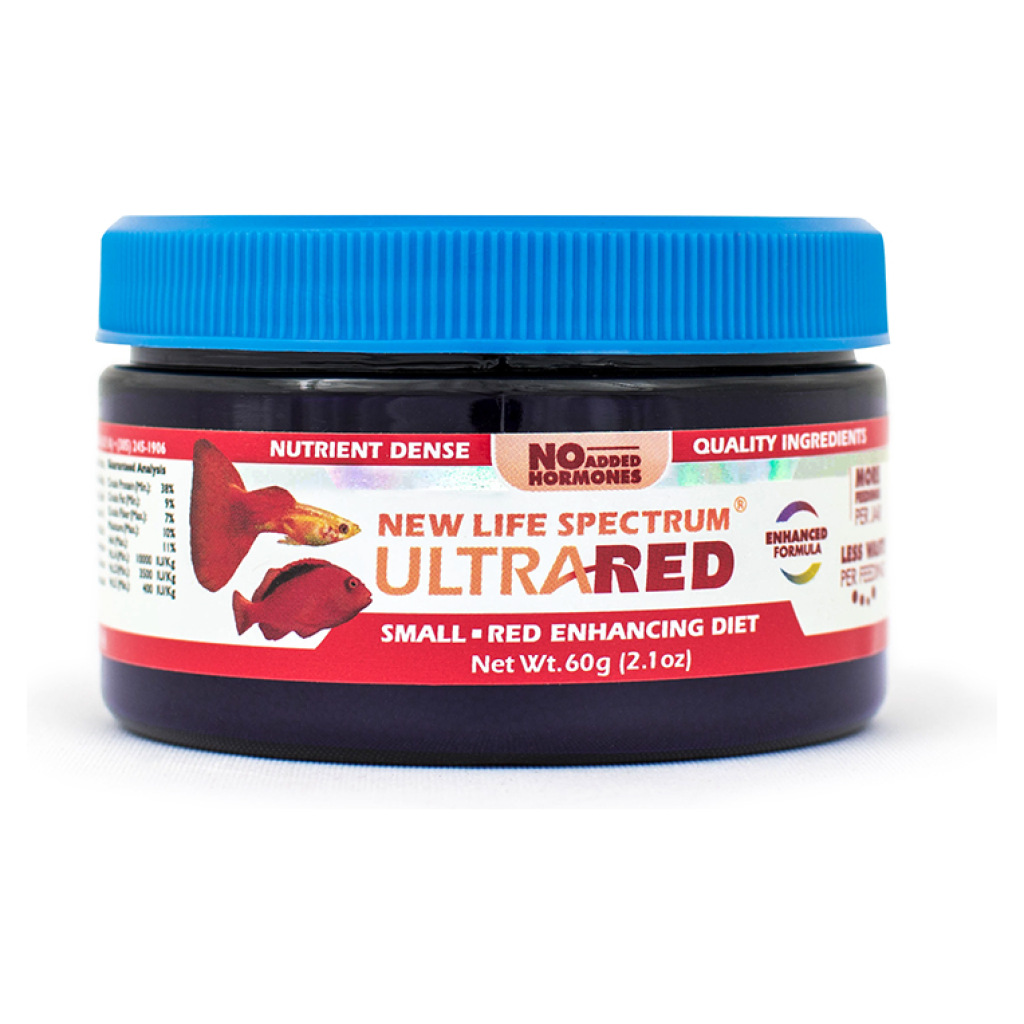 Ultra Red Small Pellets - 60g | Premium Aquatic Food