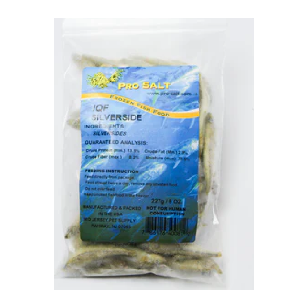 IQF Silversides 10 oz | Pro Frozen Food for Fresh & Salty Tanks