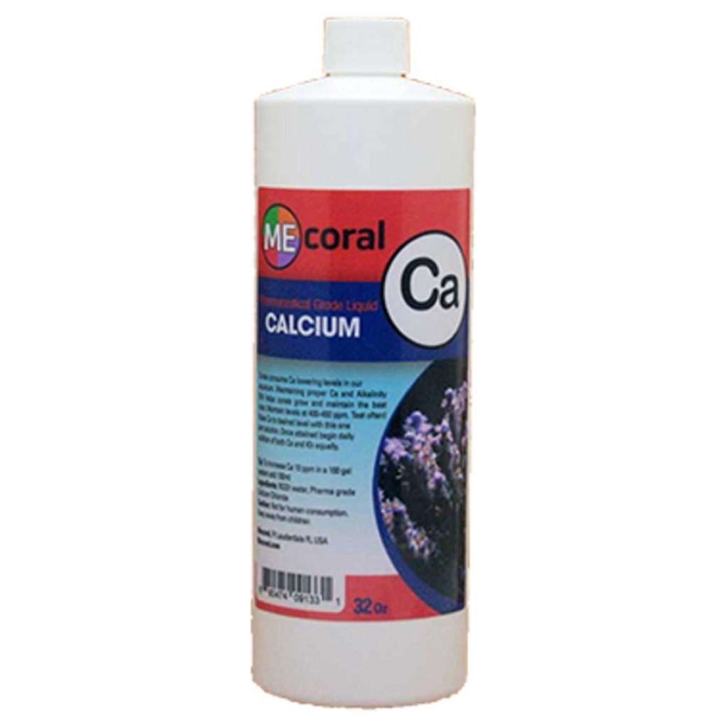 ME Corals Calcium Liquid - 32 oz | Fresh & Salty Aquarium Additive