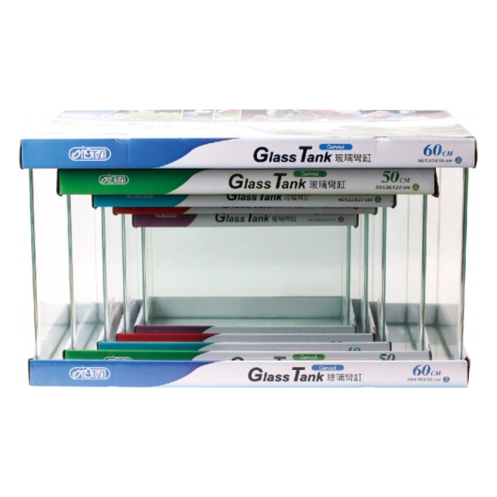ISTA - Glass Tank with Curved Corners | Gulfstream Aquarium Supplies