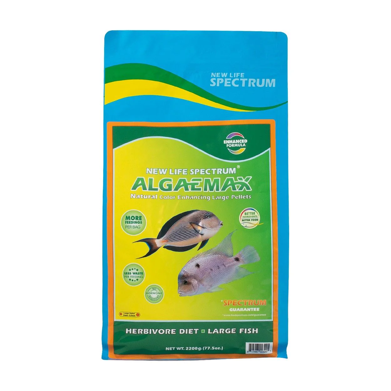 Algae Max Large Pellets 2200 | Herbivore Dry Food