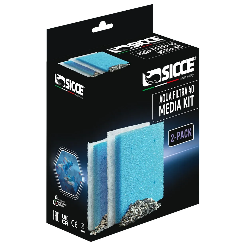 Sicce - Hang on Aqua Filtra 40 media kit - 2 pack | Gulfstream Aquarium ...